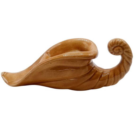 EA 75 Signed | Accents | Vintage Ea Signed Pottery Cornucopia Horn Of ...